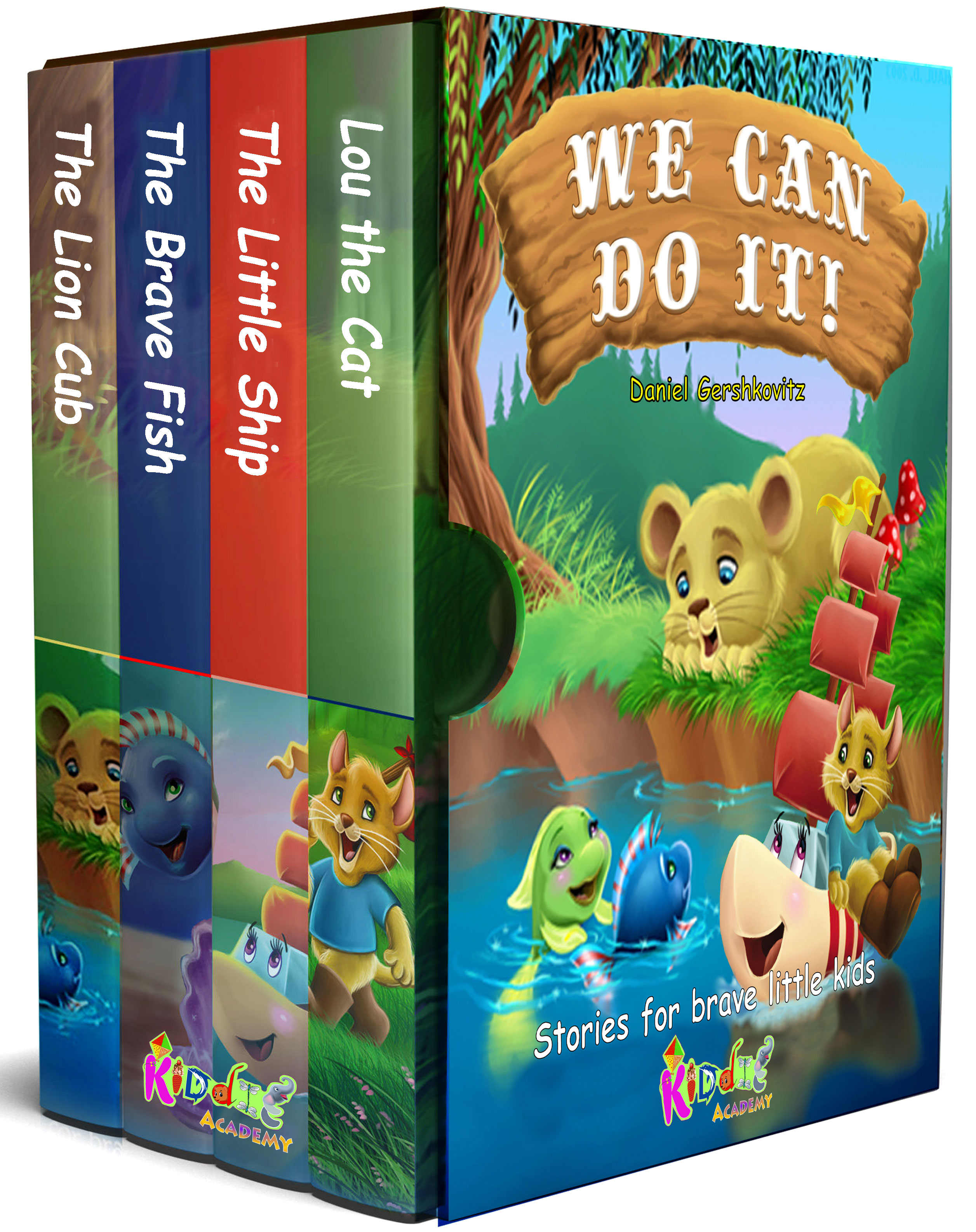 We Can Do It! : Stories for Brave Little Kids (4 Books Set), Daniel ...